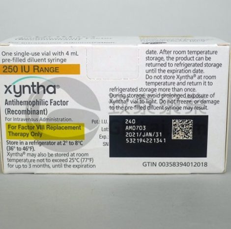 XYNTHA/ANTIHEMOPHILIC FACTOR | 香港致泰药业_正规药品批发商_购买靶向抗癌肿瘤新药_医药公司