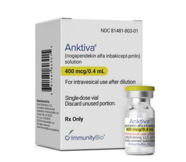 Anktiva中文说明书|用于联合卡介苗(BCG)治疗卡介苗无反应的非肌层浸润性膀胱癌(NMIBC)伴或不伴乳头状肿瘤的原位癌(CIS)成人 ...